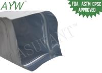 China Matte White Resealable Foil Bags Doypack Moisture Proof For Premium Rocked Tea for sale