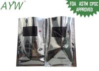 China Toner Packing Resealable Foil Bags Three Side Seal With Customized Logo Printing for sale