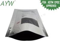 China Toner Packing Resealable Foil Bags Three Side Seal With Customized Logo Printing for sale