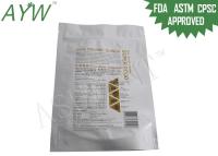 China 250g Organic Quinoa Flakes Foil Lined Bags ,  FDA Zip Lock Mylar Food Storage Bags for sale