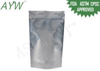 China Matte / Glossy Durable Resealable Foil Bags Plastic Laminated For Weeds for sale