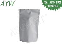 China Matte / Glossy Durable Resealable Foil Bags Plastic Laminated For Weeds for sale