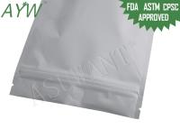 China Matte / Glossy Durable Resealable Foil Bags Plastic Laminated For Weeds for sale