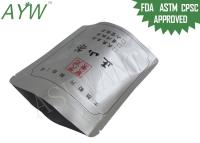 China 7.5x10cm Gravure Printing Resealable Foil Bags For Ceylon Tea Aluminum Packaging for sale