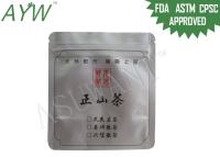 China 7.5x10cm Gravure Printing Resealable Foil Bags For Ceylon Tea Aluminum Packaging for sale