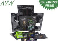 China Plastic Weeds Packaging Medical Weed k Bags With130 Mic Thickness for sale