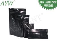 China Mylar Small Plastic Baggies Drugs Air Against  With Resealable Zip Lock for sale