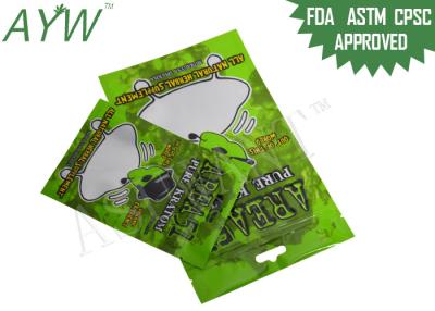 China Clear Window Medical Weed k Bags Tear Notches For Kratom Dry Herb for sale