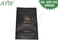 China Healthy Matte Mylar Tiny k Bags For Drugs , Food Bags Packaging With Top Opened Zipper for sale