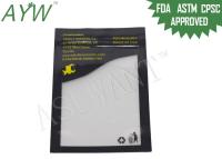 China Fishing Lures Pet Food Bag With Visible Window Reclosable Zip Lock for sale
