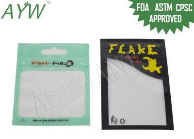 China Fishing Lures Pet Food Bag With Visible Window Reclosable Zip Lock for sale