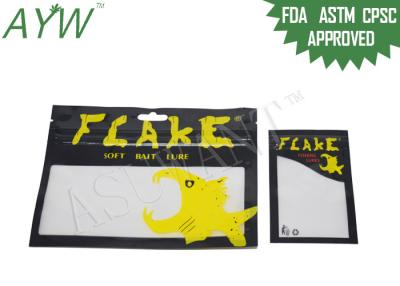 China Large / Small Size Pet Food Bag Clear Window For Packing Freshwater Lures for sale