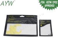 China Large / Small Size Pet Food Bag Clear Window For Packing Freshwater Lures for sale