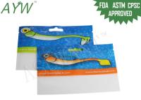 China Plain Mylar Resealable Pet Food Bag Fishing Accessories With Three Side Seal for sale