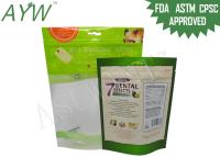 China Moisture Proof Pet Food Bag Reclosable With Zip Lock Printing Dog Name for sale