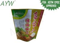 China Notches Stand Up Zipper Bags Moisture Resistant With For Seasoning / Condiment for sale