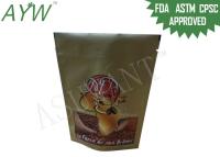 China Reusable Aluminum Bags Food Packaging Lock Zipper For Day Lily Buds for sale