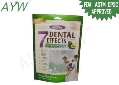 China Vivid Printing Pet Food Bag 160g For Avocado Dental Stick Packaging for sale