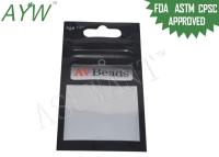China Mini Size Fishing Worm Bag For Hook Equipment Packaging , Reaealable Fishing Bait Bag With Hole for sale