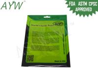 China Mini Size Fishing Worm Bag For Hook Equipment Packaging , Reaealable Fishing Bait Bag With Hole for sale