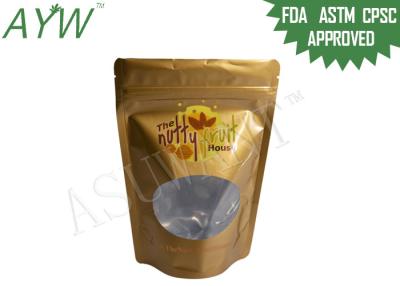 China Food Flexible Verpackung Packaging For Food , Stand Up Zipper Pouch For Rice Packaging for sale