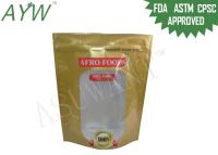 China Food Flexible Verpackung Packaging For Food , Stand Up Zipper Pouch For Rice Packaging for sale