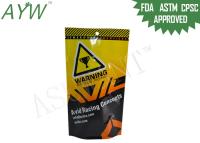 China Smell Proof Stand Up Resealable Pouches , Foil Heat Seal Bags For Sport Accessories Storage for sale