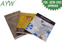 China PVC Mylar Foil Mini Pouches Zipper For Korean Cosmetic Facial Mask Storage for sale