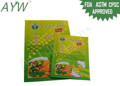 China Food ingredient packaging Plastic Pouches Moisture Proof , Zip lock Bag Stand for sale