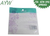 China Plastic Cosmetic Stand Up Zipper Bags Three Sides Seal Bag With Gravure Printed for sale