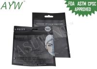 China Plastic Cosmetic Stand Up Zipper Bags Three Sides Seal Bag With Gravure Printed for sale