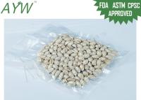 China Transprent Gas Proof  Food Vacuum Bags Stand Up Poly Plastic With S / M Size for sale