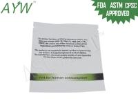 China 1 / 8oz White Smell Proof Zipper Bags Closure / Notches For Lab Certified Damiana for sale