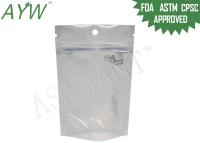 China Edible Marijuana Stand Up Zipper Bags Metalized Inside Protection Barrier for sale
