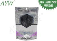 China Airtight Stand Up Coffee Pouches Smell Locked Zipper, Plastic Stand Up Pouch With Metalized Liner for sale