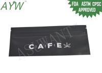China Medical Marijuana Storage Smell Proof Zipper Bags With Metallized Zipper for sale