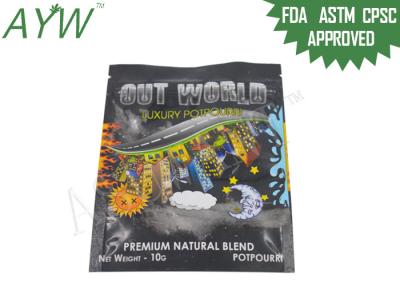 China NET Potpourri Smell Proof Zipper Bags Plastic Light Weight With Zip Lock for sale