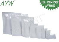 China Mylar Small Plastic Baggies Drugs Air Against  With Resealable Zip Lock for sale