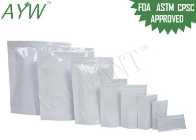 China Mylar Small Plastic Baggies Drugs Air Against  With Resealable Zip Lock for sale