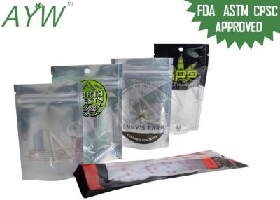 China Inside Foil Medical Weed k Bags FDA Passed With Kush Weed Logo for sale