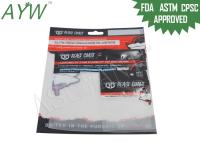 China Soft Plastic Zipper Fishing Bait Bag For Packing Worm Lures / Saltwater Lures for sale