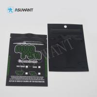 China 3.5 Grams Smell Proof Zipper Bags Custom Printing Child Resistant k for sale