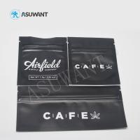 China 3.5 Grams Smell Proof Zipper Bags Custom Printing Child Resistant k for sale