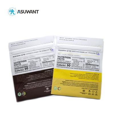 China Gravure Printing Smell Proof Zipper Bags Biodegradable For Cookies / Weed for sale