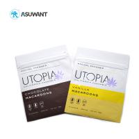 China Gravure Printing Smell Proof Zipper Bags Biodegradable For Cookies / Weed for sale