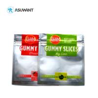 China Mylar Smell Proof Plastic Bags Aluminum Foil Stand Up Zipper Top With Window for sale