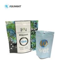 China Biodegradable Plastic Smell Proof Mylar Pouch Exit Bags Zipper Top Custom Logo for sale