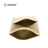China 130mic Kraft Paper Ziplock Bags Customized Printing Coffee Packaging Stand Up Pouch for sale
