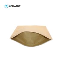 China 130mic Kraft Paper Ziplock Bags Customized Printing Coffee Packaging Stand Up Pouch for sale
