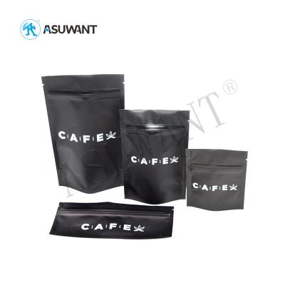 China Biodegradable Coffee Tea Bags Flat Bottom Side Gusset Coffee Bean / Tea Packaging for sale